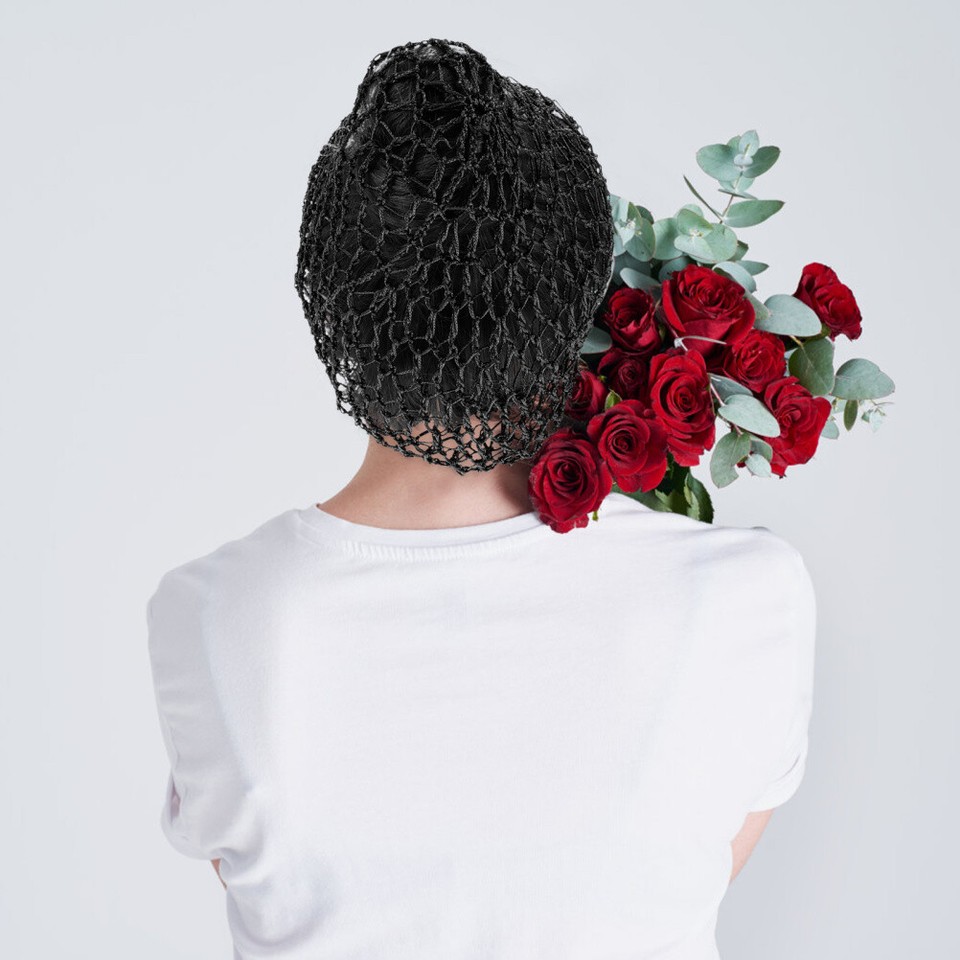 1PC Rayon Net Hair Net Hair Net Bands hair net bonnet hat black girl ...