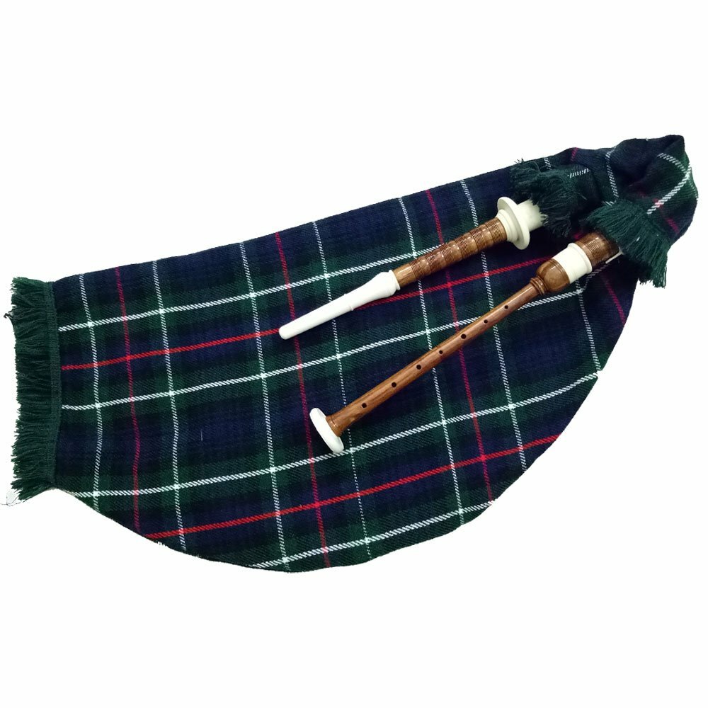 Scottish Goose Bagpipe Silver Imitation Ivory Mount Practice Multi ...