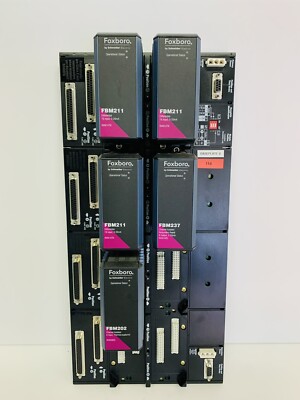 INVENSYS FOXBORO RH926JM Vertical Base w/ FBM211, FBM237, & FBM202 | eBay