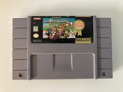 Super Mario Kart (Super Nintendo SNES, 1992) Authentic Players Choice ...
