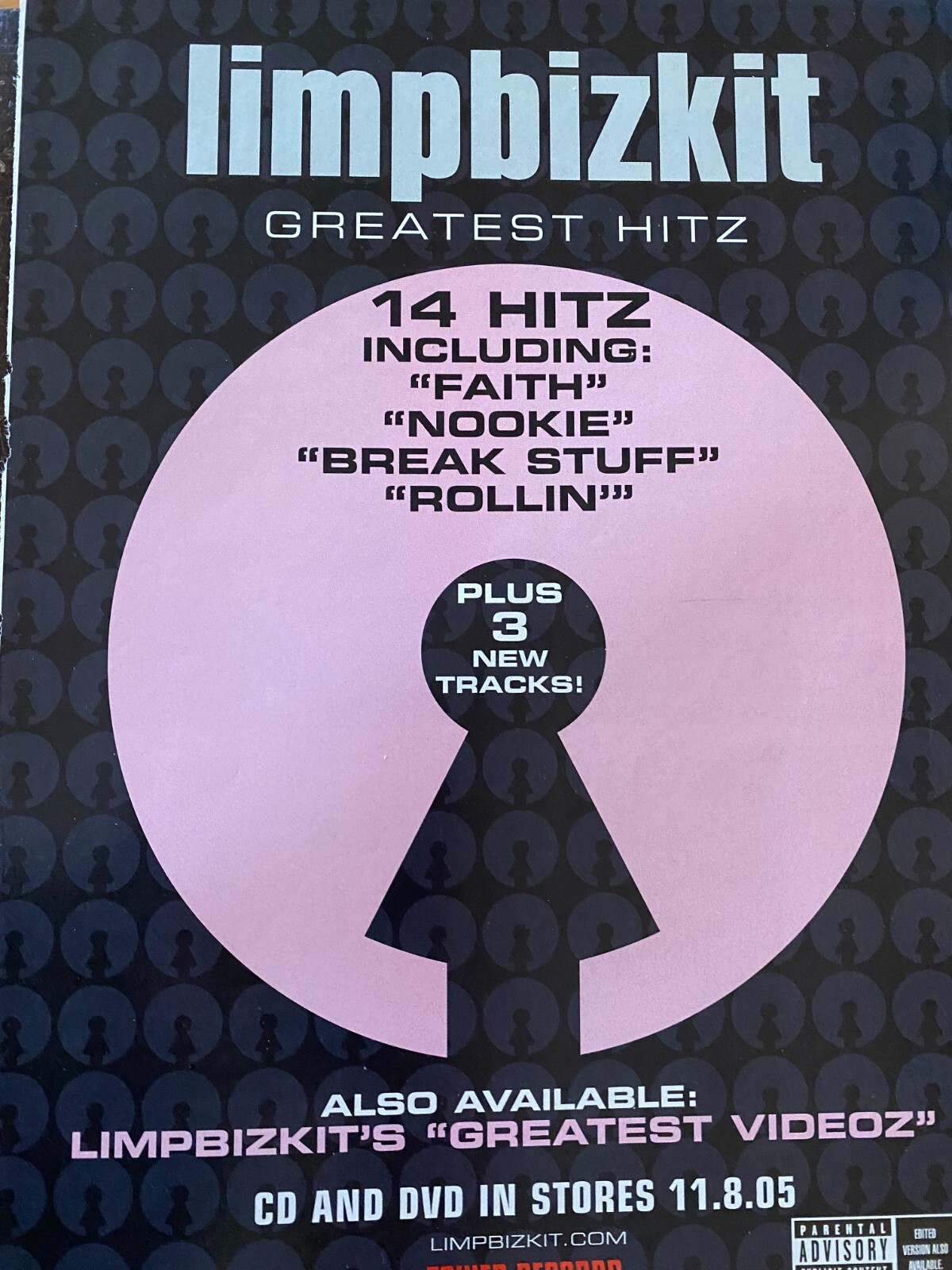 Limp Bizkit, Greatest Hits, Full Page Vintage Promotional Ad | eBay