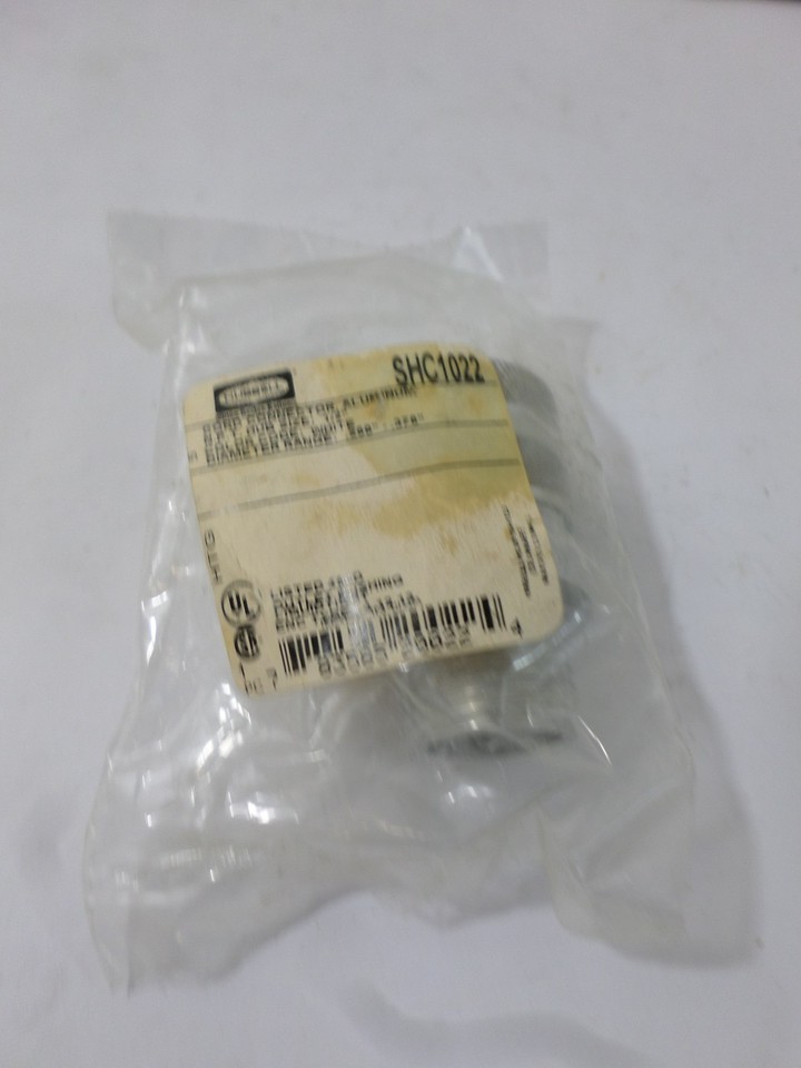 New Surplus Hubbell SHC1022 Cord Connector Aluminum NPT Hub Size 1/2 ...