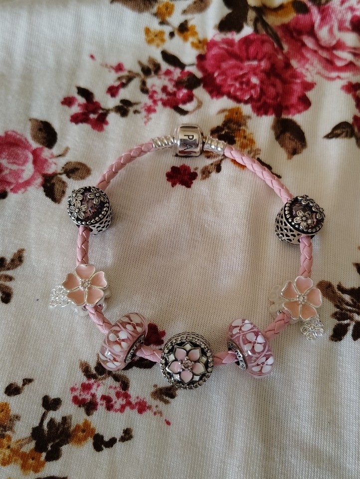 Authentic Pandora Bracelet With 2 Pandora Charms | eBay