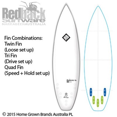Redback Surf Revolution Quintet Fish Classic | eBay Australia