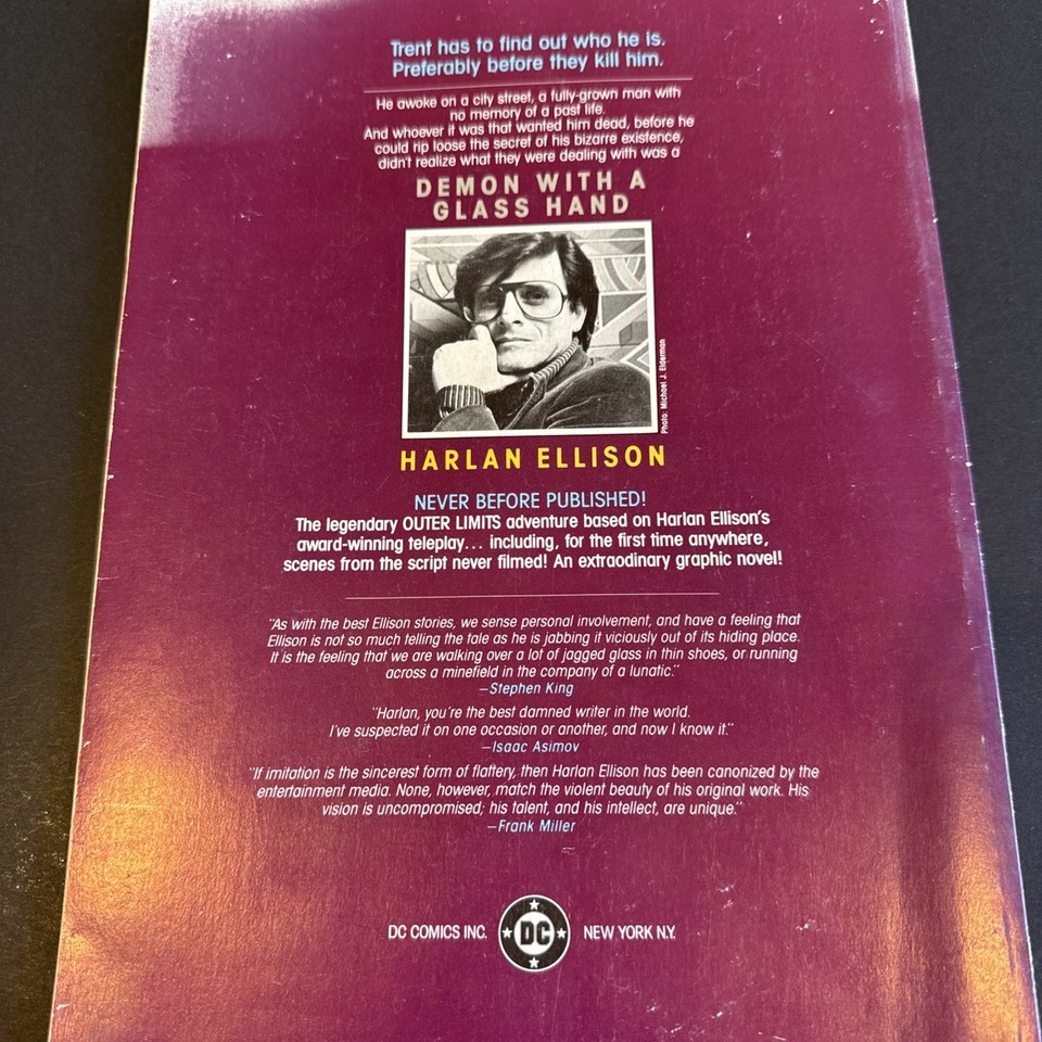 Harlan Ellison Demon With A Glass Hand Graphic Novel Softcover DC ...