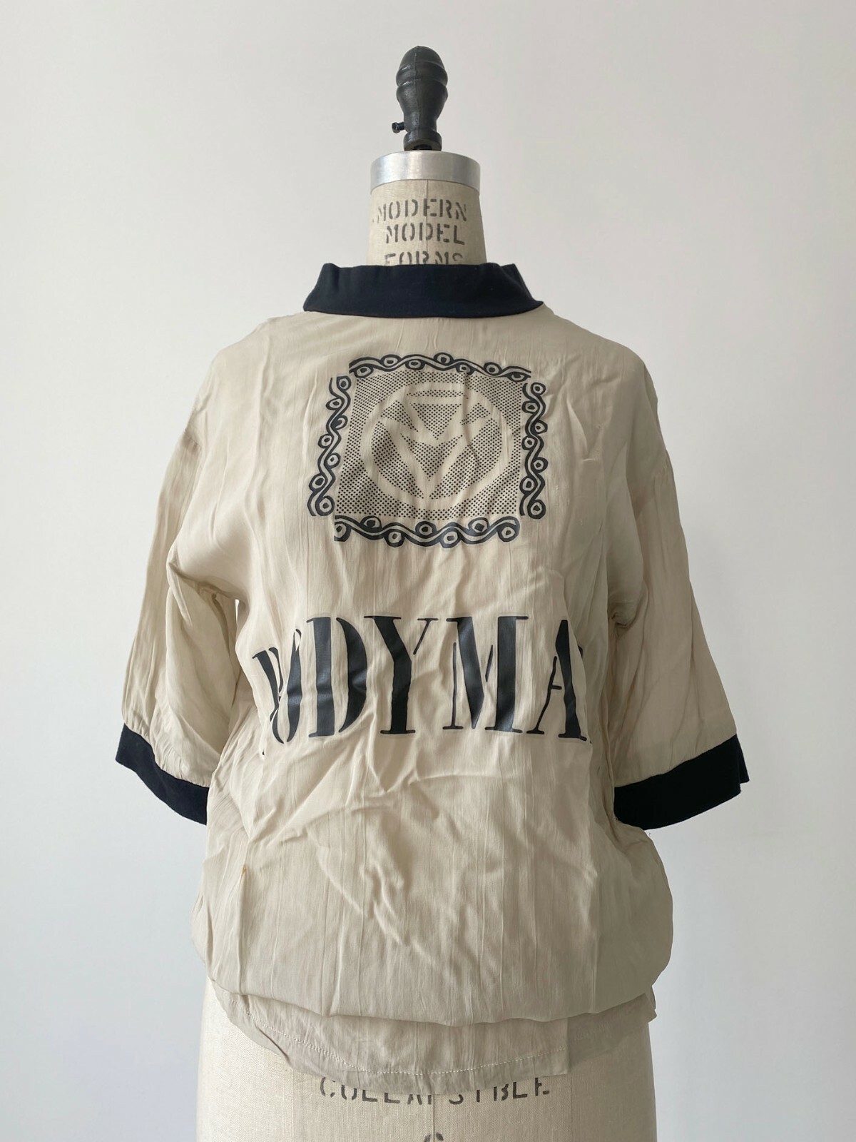 ⭕ 80s Vintage Body Map Shear Shirt : Punk seditionari… - Gem