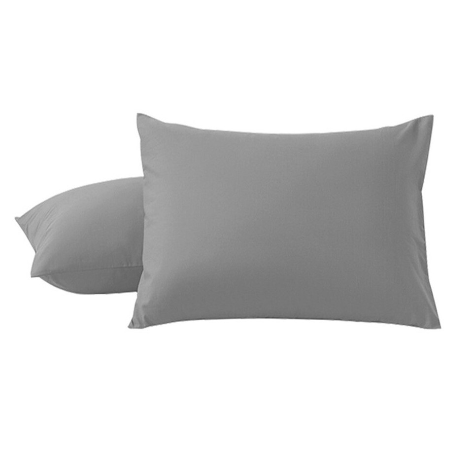 Set of 2 Pillow Cases Cover Ultra Soft Breathable Pillowcases Standard ...