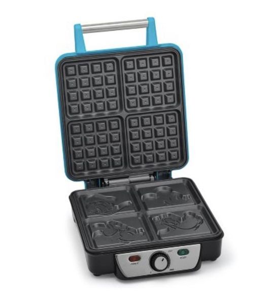 Disney Mickey And Friends Waffle Maker With Nonstick Cooking Plates ...