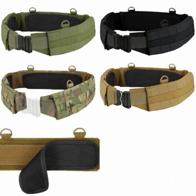 Condor Slim Battle Belt w/ Two Rows of Molle Webbing - 3" Wide | eBay