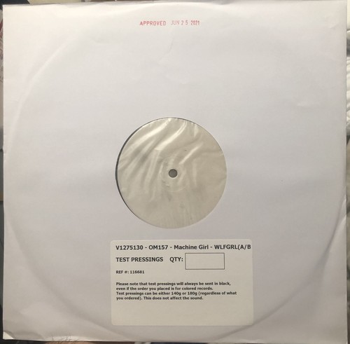 RARE TEST PRESSING Machine Girl - WLFGRL vinyl 2LP Death Grips | eBay
