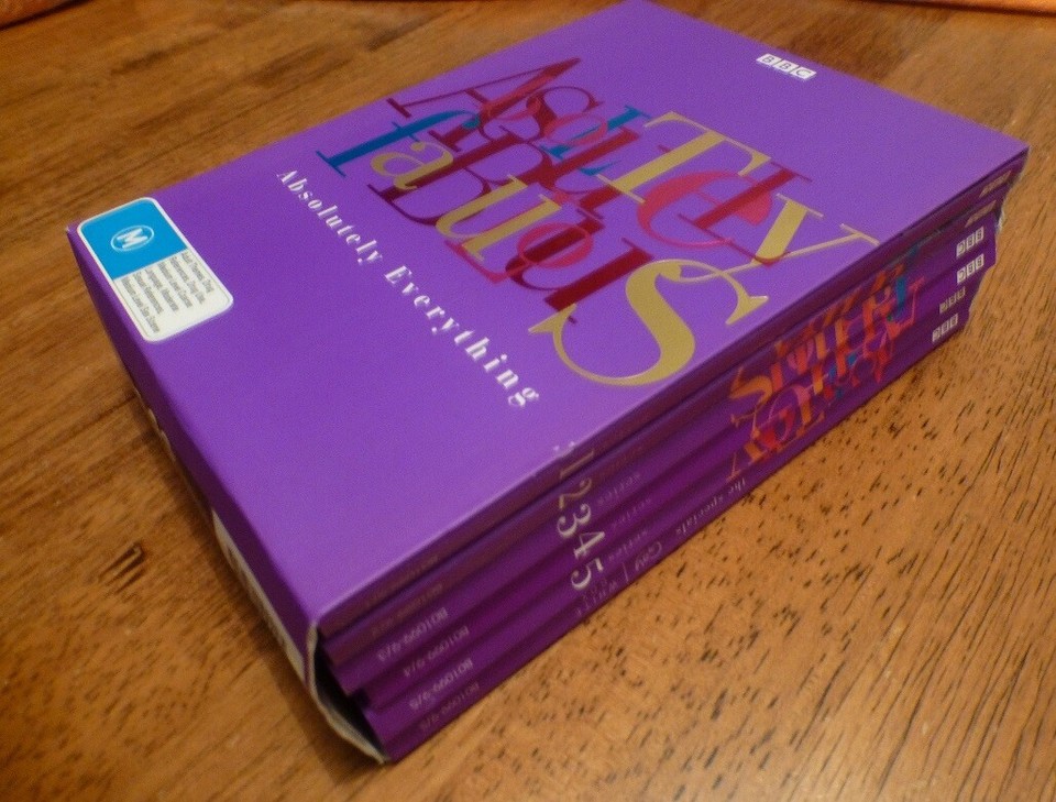 ABSOLUTELY FABULOUS COMPLETE SERIES 1 2 3 4 5 dvd set REGION 4 joanna ...