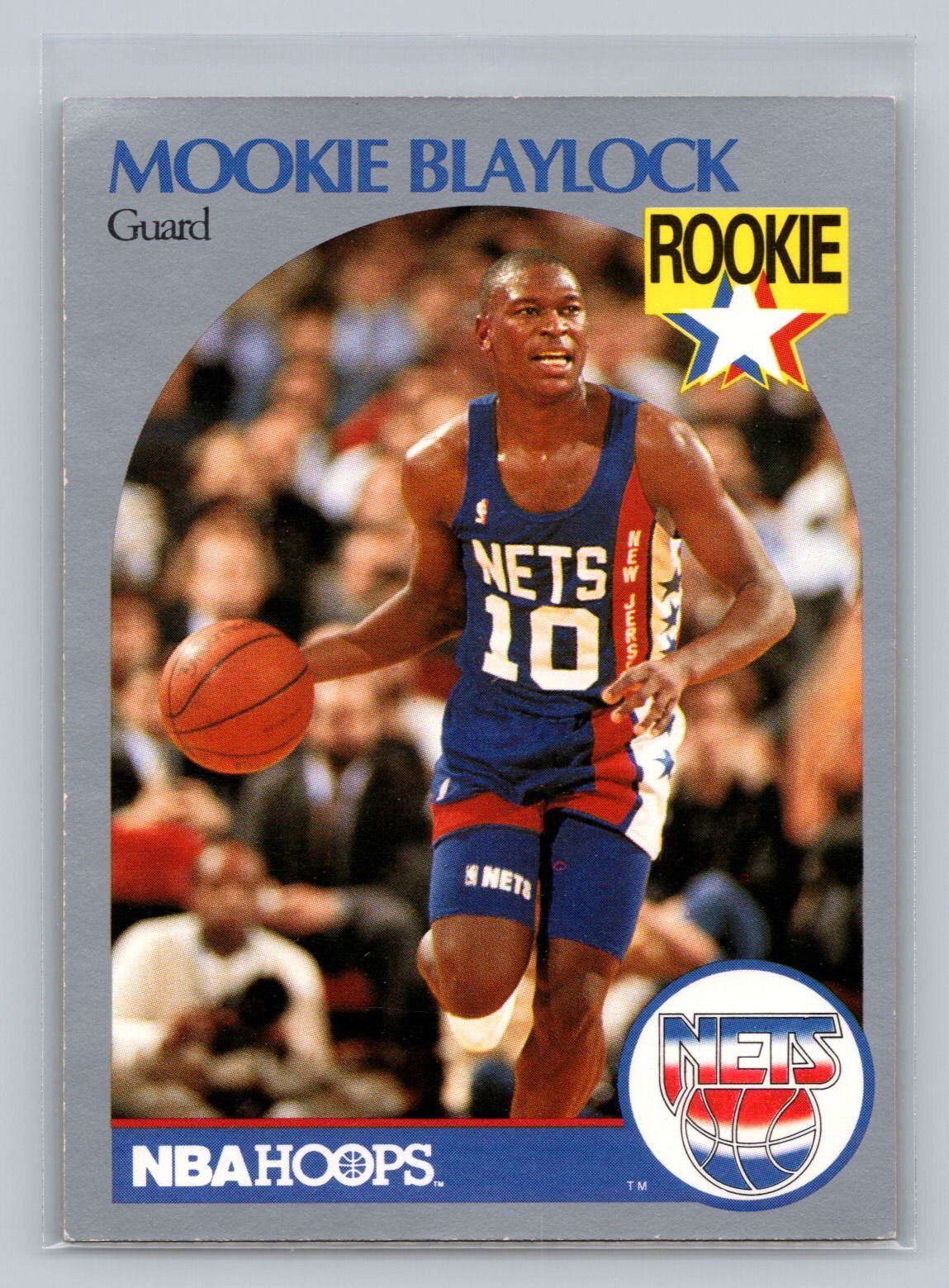 1990 Hoops #193 RC Mookie Blaylock New Jersey Nets NM | eBay