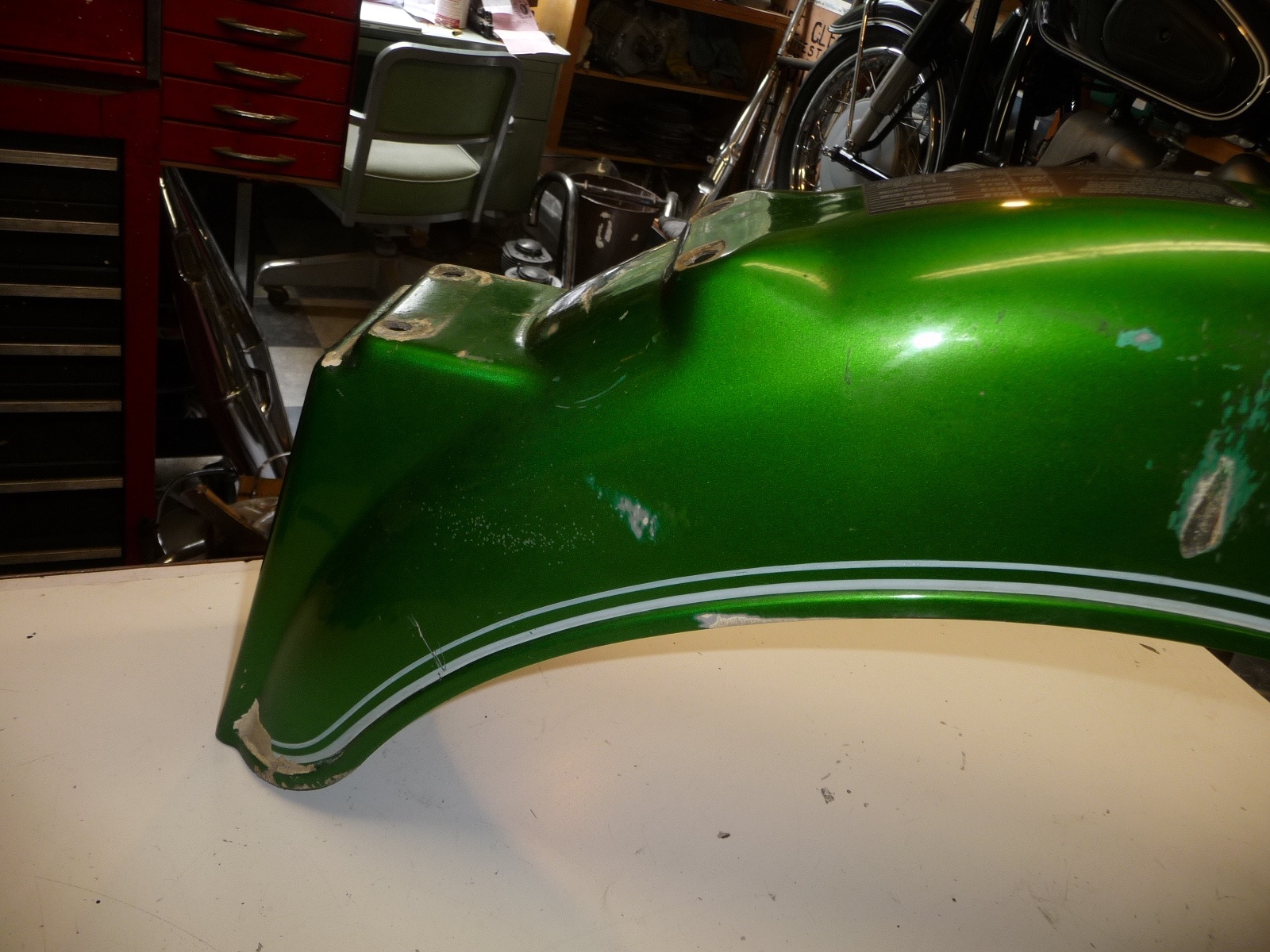 BMW Rear Fender R50 R60 R65 R75 R80 R90 R100 Green | eBay