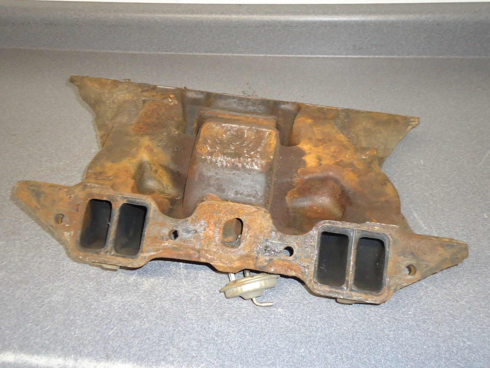 OEM Mopar 2-Barrel Intake Manifold 3830947 1978 Dodge Truck Power Wagon ...