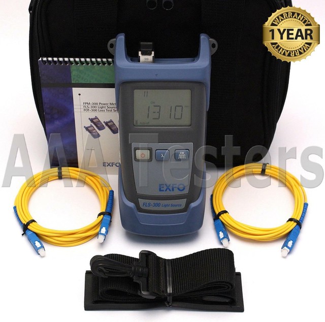EXFO Fls-300 SM Fiber Optic Light Source Fls-300-23bl-ei Fls300 FLS 300 ...