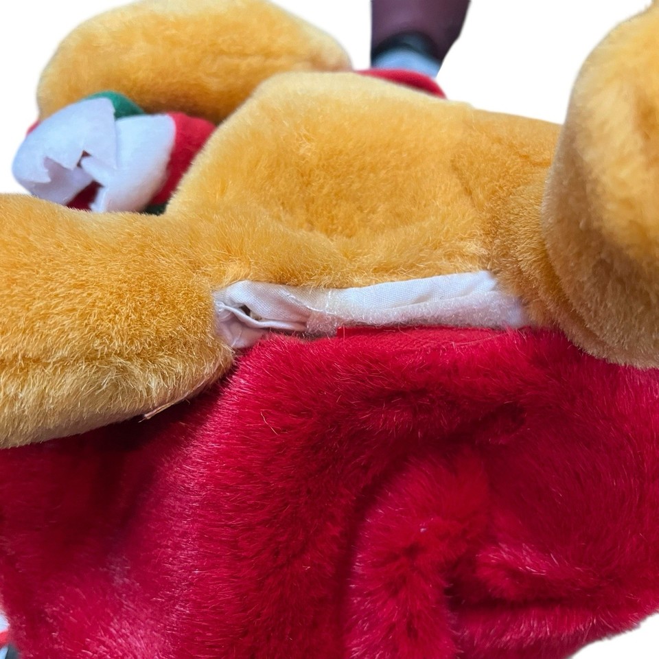 VTG Winnie The Pooh 3D Plush Musical Stuffed Disney Christmas Stocking ...