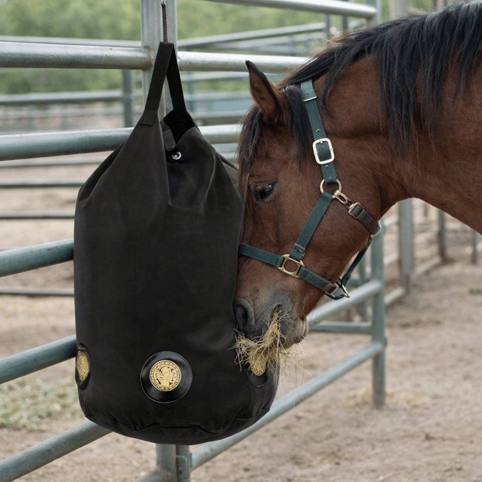 Large Capacity Hay Storage Bag Breathable Waterproof Slow Feeding Hay ...