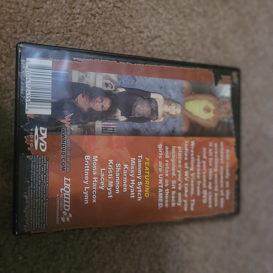 Wrestling Vixens Untamed (DVD, 2005),sunny,Missy Hyatt,xpw,wwe,wwf,ecw ...