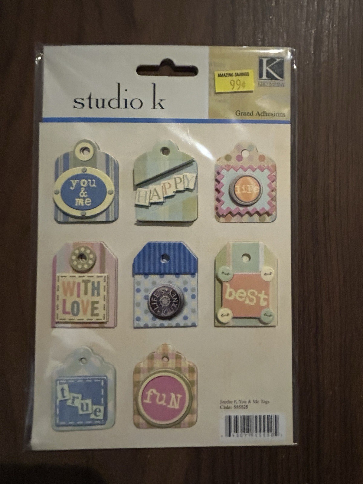 2 New Packs Pack Rare Vintage K&Company Stickers Dimensional Studio K ...