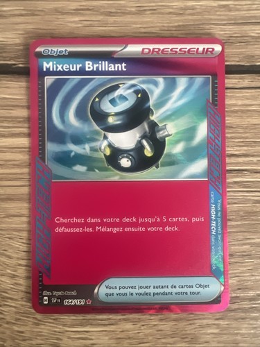 Carte Pokemon MIXEUR BRILLANT 164/191 HIGH-TECH EV8 SSP FR NEUF | eBay