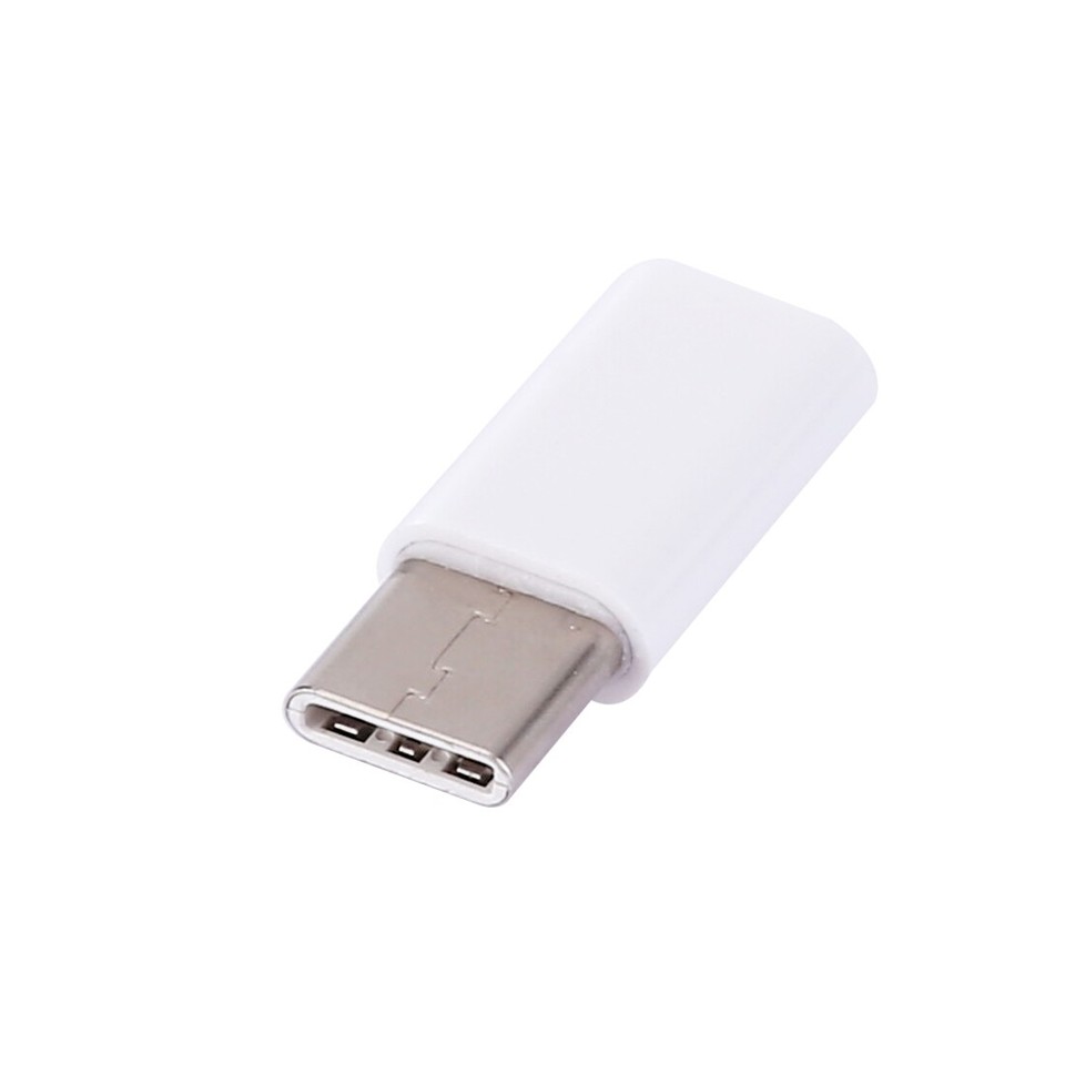 Adapter Micro USB on To USB C Type C Socket Converts USB Type B To C ...