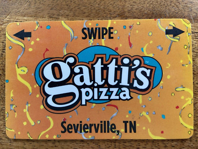Vintage gatti's pizza Rewards Cash Arcade Game Card Sevierville TN | eBay