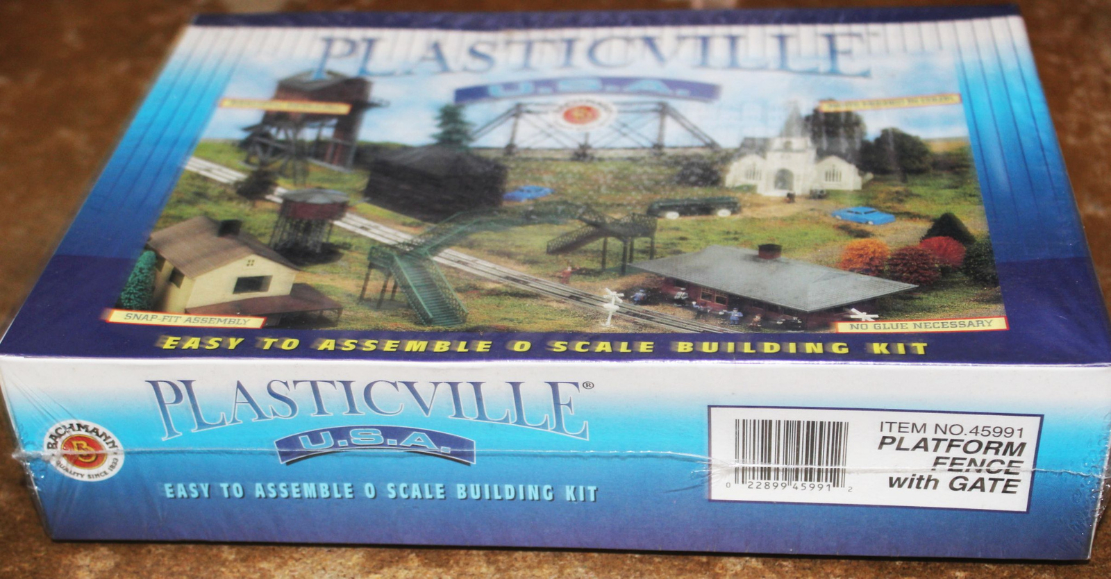 Plasticville USA Bachmann O Scale Model Train Kit Platform Fence With ...