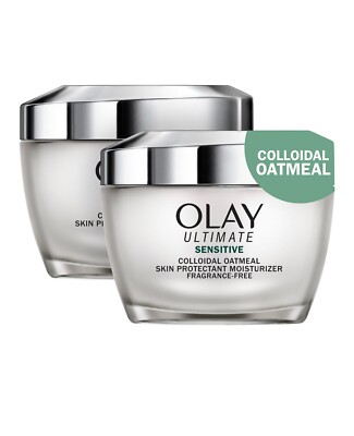 Olay Ultimate Soothing Face Moisturizer For Sensitive Skin Fragrance ...
