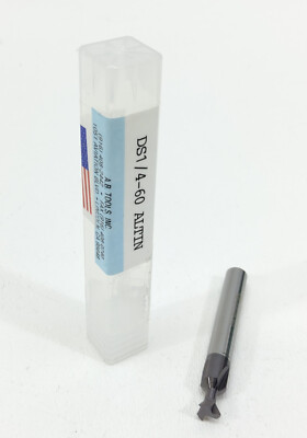 New A.B. Tools DS1/4-60 Carbide Dovetail Cutter 1/4″ 3FL 60° AlTiN | eBay