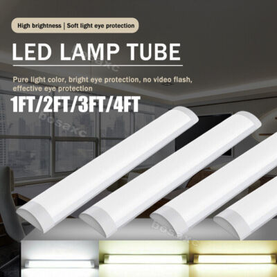 LED Ceiling Tube Light Bar Linear Batten Lamp Lighting Home Shop ...