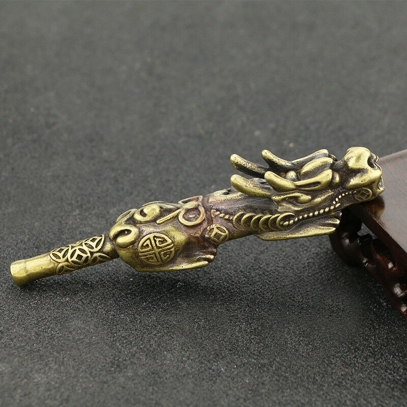 Solid Brass Vintage Cigarette Holder "PiXiu" Cigarette Holder Filter ...
