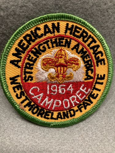 (QS-1) 1964 Westmoreland-Fayette Camporee patch | eBay