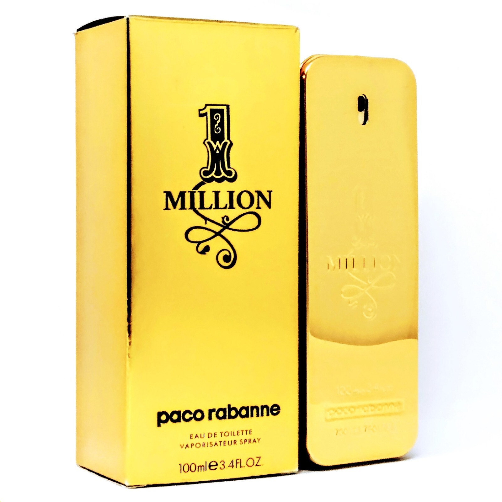 Paco Rabanne 1 Million 3.4 oz Men's EDT Bold Signature Scent New