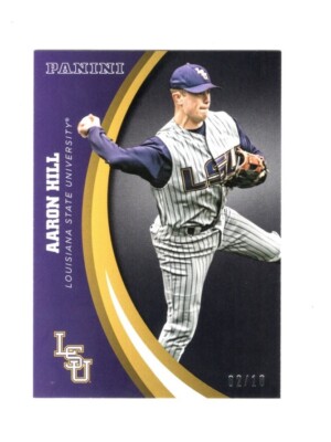 2015 PANINI LSU TIGERS AARON HILL #68 BLACK 02/10 | eBay