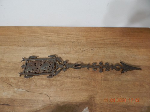 Antique Weathervane Directional Cast Iron Arrow LIGHTNING ROD 23" | eBay