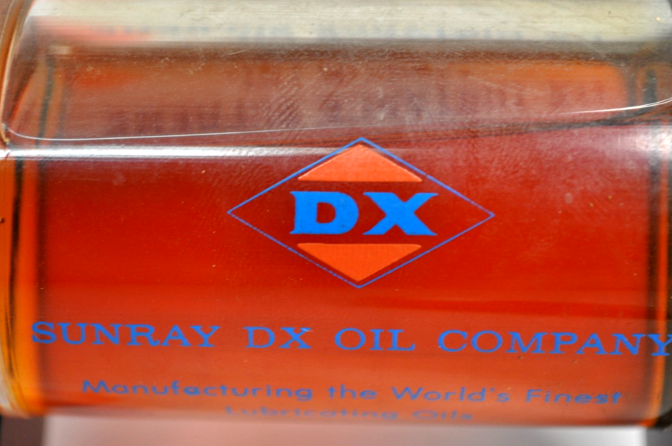 RARE Sunray DX Oil Sample Paperweight Desk Piece | eBay