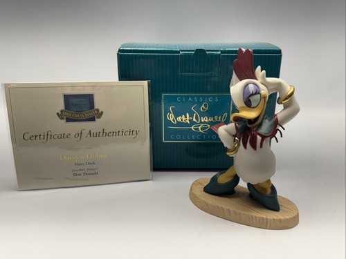 WDCC Disney Daisy Duck “Daisy's Debut” Figurine 413130 Statue With COA ...