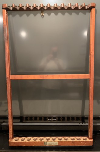 Vintage Brunswick Bowling And Billiards Equipment Pool Cue Rack, Holds ...