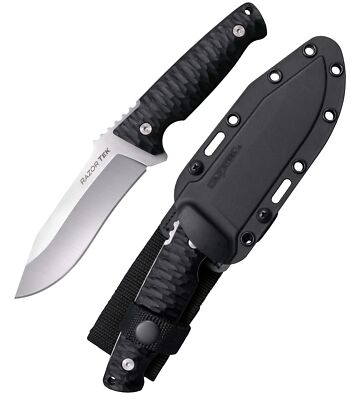 Cold Steel 5' RAZORTEK / 5' Blade / 3MM Thick / 4116SS Steel W/Satin ...