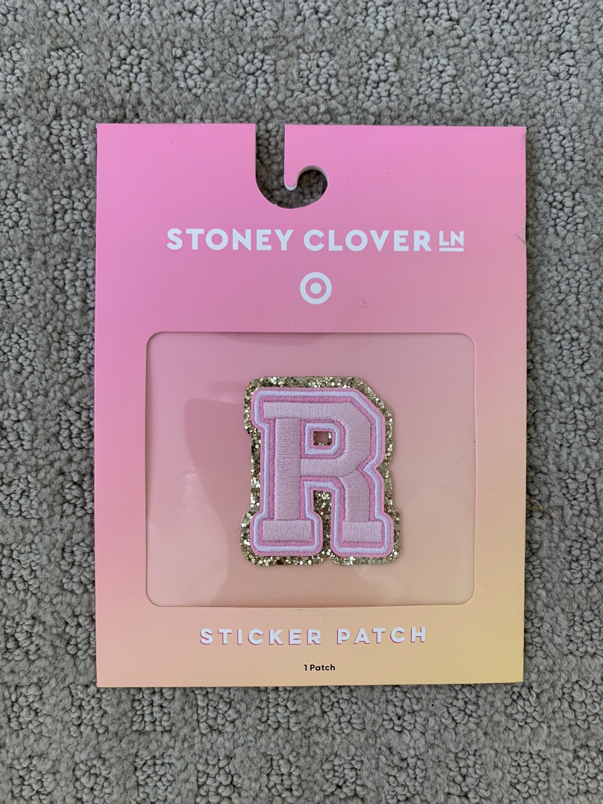Stoney Clover Lane Target Collab Sticker Patch Letter P Glittery for ...