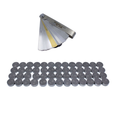 52PCS 9.48mm Valve Shims Feeler Gauge Kit 1.2mm-4.0mm for Honda Suzuki ...