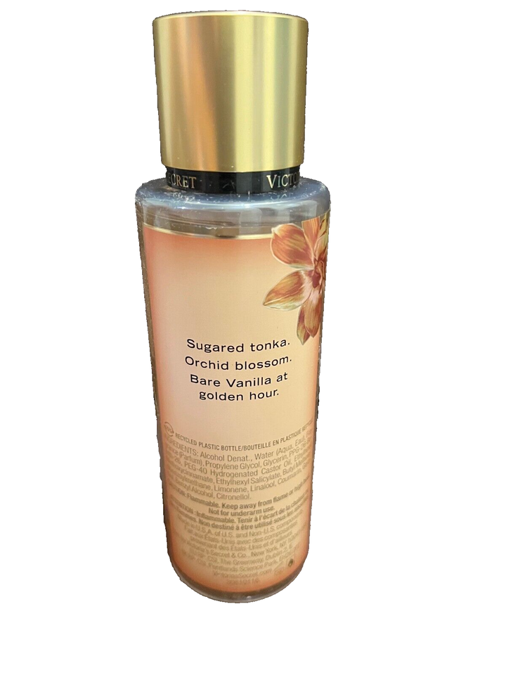 New VICTORIAS SECRET Bare Vanilla Golden Fragrance Mist BRUMEE PARFUMEE ...