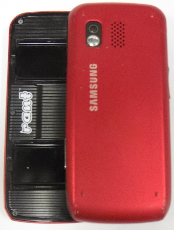 Samsung Rant SPH-M540 - Red and Black ( Sprint ) Rare Slider Phone ...