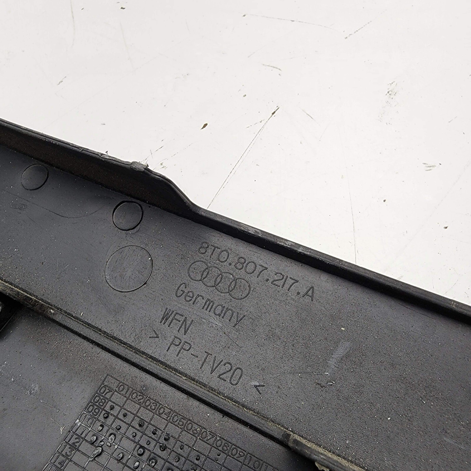 2009 2010 2011 2012 AUDI A4 S4 B8 FRONT BUMPER TRIM OEM 8T0807217A | eBay