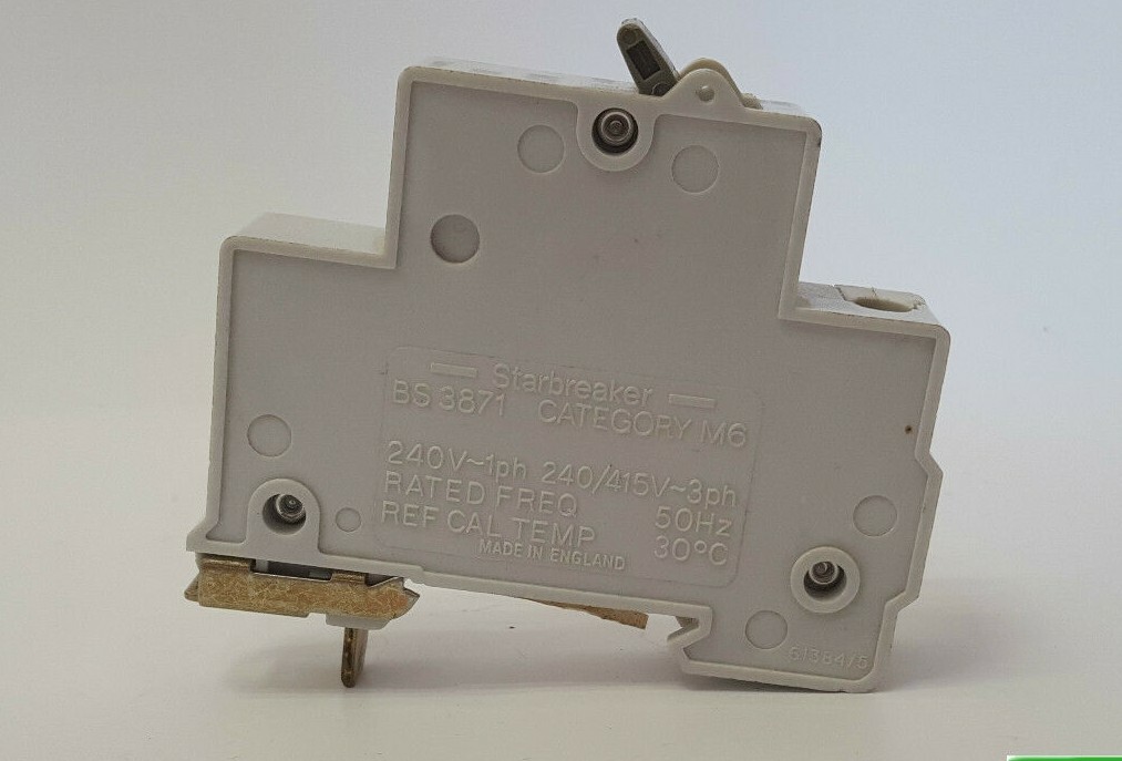 CRABTREE STARBREAKER MCB PLUG IN TYPE OLD STYLE VARIOUS AMPS | eBay UK