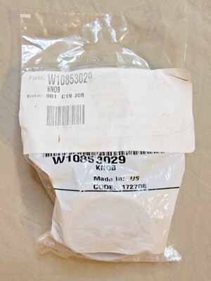 NEW Whirlpool Factory Part # W10853029 - Range Burner Control Knob | eBay