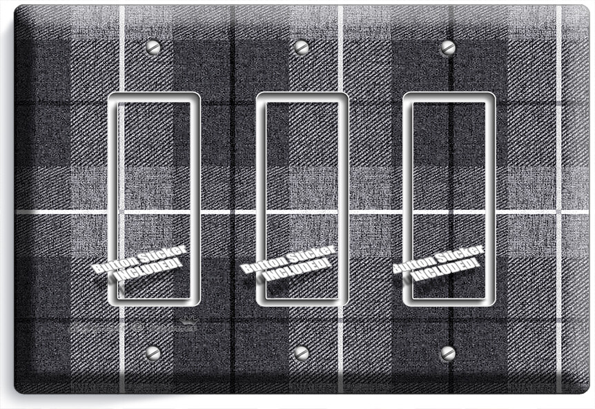 CELTIC TWEED TARTAN PLAID PATTERN LIGHT SWITCH OUTLET WALL PLATE ROOM ...