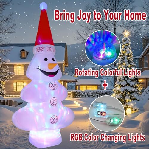 12 FT Christmas Inflatables Snowman 12 FT Inflatable Snowman Christmas ...