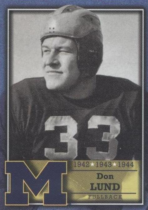 2002 TK Legacy Michigan Wolverines - Lettermen Don Lund #L14 (RC) for ...
