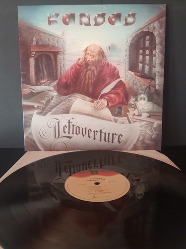 KANSAS - Leftoverture - Black Vinyl Edition Cover leicht beschädigt ...